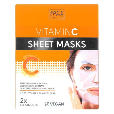 Face Facts Vitamin C Sheet Masks 2x Buy Online In Kenya Sterling