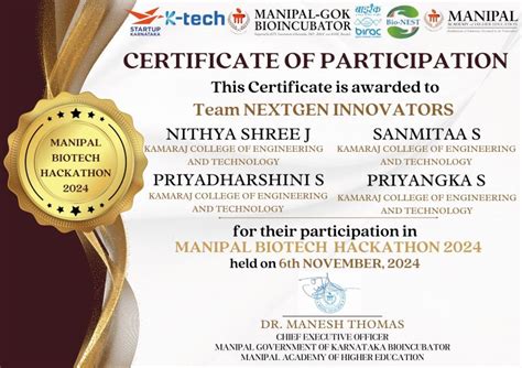 Nithya Shree On Linkedin Innovation Biotech Hackathonexperience Teamwork