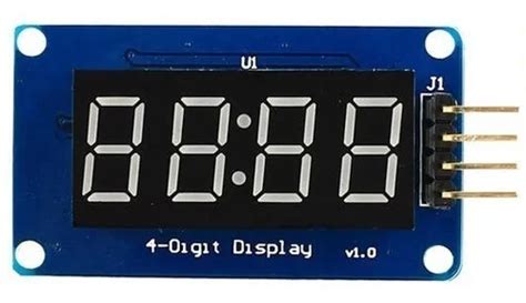 Modulo Display Relógio Digitos Tm Para Arduino Pic MercadoLivre