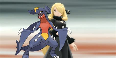 Pokemon Cynthia E Garchomp Cynthia And Garchomp Pokemon Masters Wiki