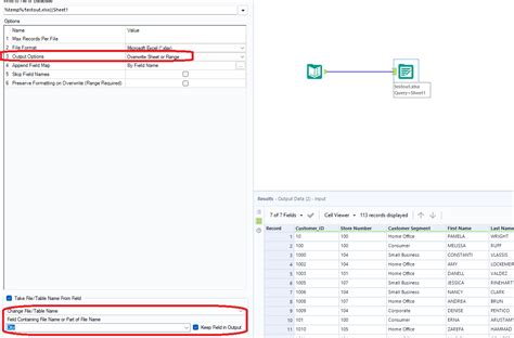 Multiple Output In One File In Different Tab Alteryx Community