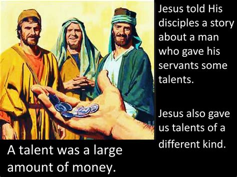 Ppt Parable Of The Talents Powerpoint Presentation Free Download