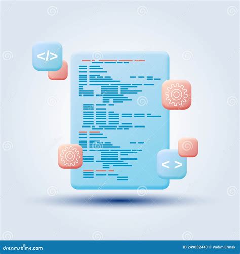 Program Coding Cartoon Vector Concept Stock Vector Illustration Of Improvement Icon 249032443
