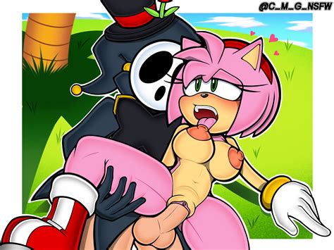 Rule 34 2025 4 3 Amy Rose Anthro Anti Groove Areola Balls Big Breasts Big Nipples Blush Boots