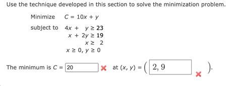 Solved Use The Technique Developed In This Section To Solve Chegg