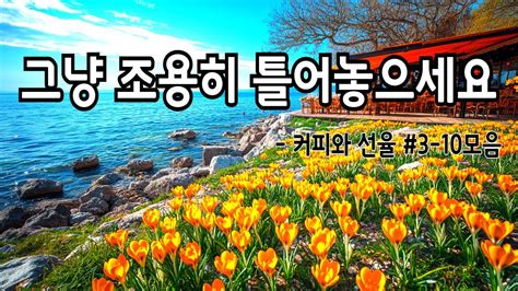 ☕ 그냥 조용히 틀어두세요｜따뜻한 커피와 어울리는 감성 카페 음악 🎶 커피와 선율 3 10모음 Youtube