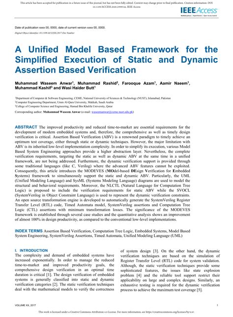 Pdf A Unified Model Based Framework For The Simplified Execution Of Static And Dynamic