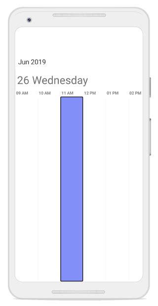 Timeline View Scheduler Xamarinandroid Syncfusion