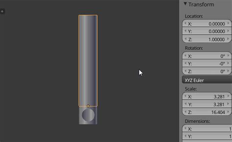 Modeling Lock Part Of An Object So That It Doesn T Scale Blender Stack Exchange