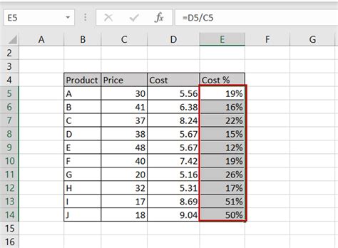 how to find the percentage of two numbers in excel spreadcheaters