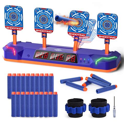 Electronic Shooting Targets For Nerf Auto Reset Digital Target With
