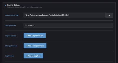 Enhancement Add Storage Options And Log Options Fields To Rke1 Node
