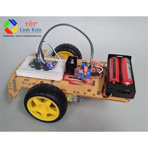 [xe Wifi] Bộ Xe Arduino Wifi Node Lua Esp8266 Bộ Xe điều Khiển Qua W