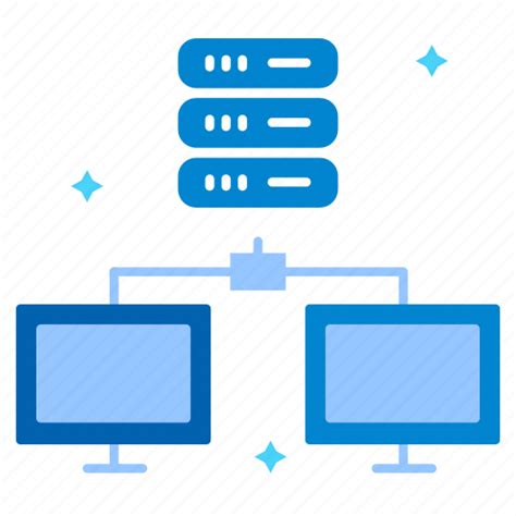 Bigdata Cloud Database Cloud Server Data Center Data Server Hosting Server Network Icon