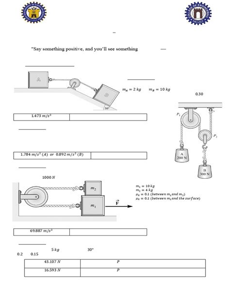 Quiz No 4 Phy 124 Ans Key Pdf Friction Quantity