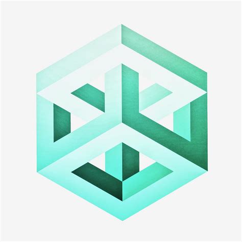 Green Twisted Cube By Katia Medium Green Twisted Cube By Katia Medium