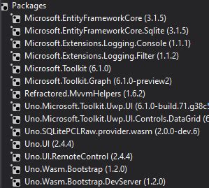 Runtime Error Using The Library Issue Unoplatform Uno SQLitePCLRaw Wasm GitHub