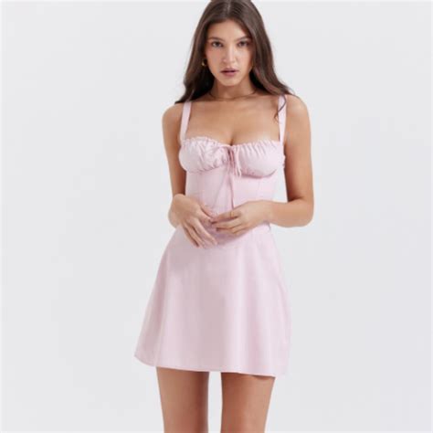 House Of Cb Carlotta Mini Dress Size Medium Worn Depop