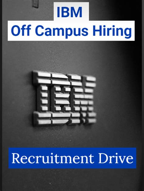 IBM Off Campus Recruitment Drive Job4freshers