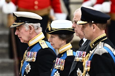Princess Anne Only Female Royal To Walk In Queen Funeral Processions