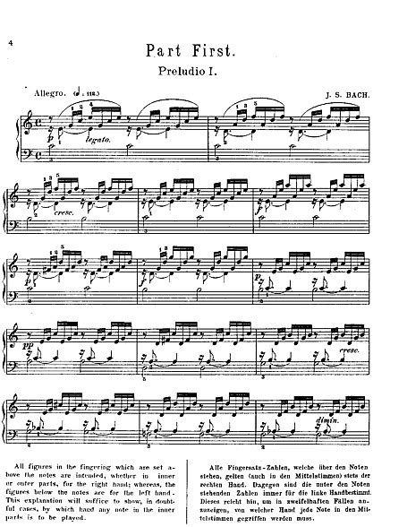 Prelude And Fugue No 1 Prelude I 피아노 악보 칸톨이온 무료악보