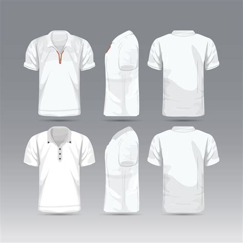 Classic Mens Polo Shirt Template 2860005 Vector Art At Vecteezy