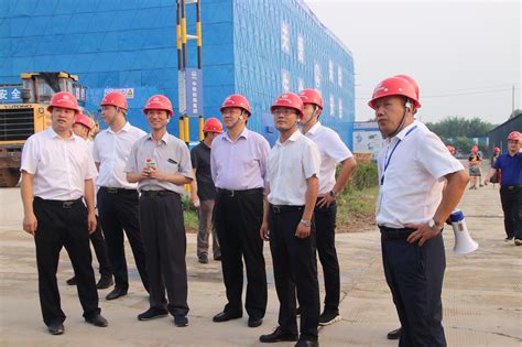 九三学社河南省城乡建设委员会主任刘学锋一行到郑州铁炉西车辆段项目部观摩考察 公司要闻 中铁四局集团建筑工程有限公司 中国中铁四局集团有限公司