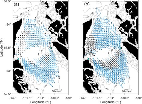A M 2 Tidal Ellipses From The Hf Radar Array Ellipses Are Shown For