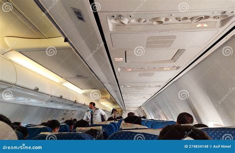Dhaka Airport Bangladesh 04062023 View Of The Inside Of A Plane