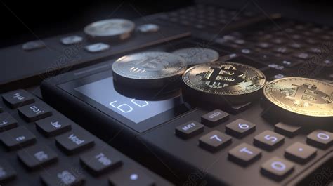 암호화 세금 시각화 개념 계산기 세금 표시 및 암호화폐 동전을 사용한 3d 렌더링 배경 비트코인 배경 암호화폐 배경 시각적 배경 이미지 Hd 비트코인 암호화폐