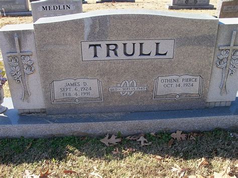 Pvt James Douglas Trull 1924 1991 Find A Grave Memorial