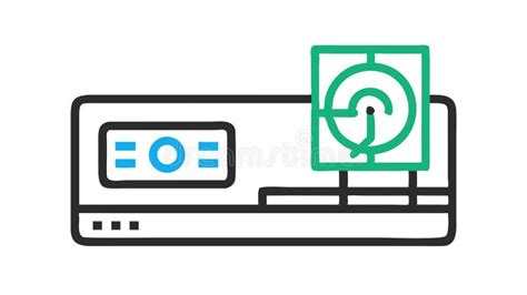 Energy Management Dashboard Industrial Control Panel Vector Design Generative Ai Stock Vector