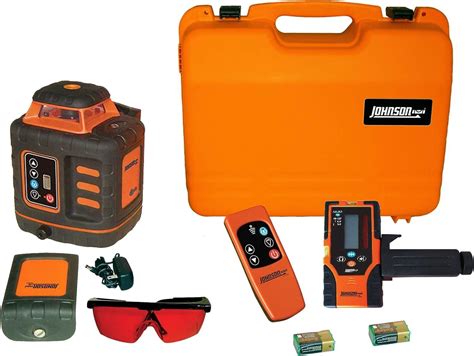 Refurbished Johnson Level And Tool 40 6532 Self Leveling Rotary Laser Kit Reebelo Us