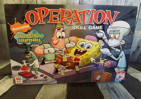 Operation Spongebob Edition By Hasbro 2007 1901560507