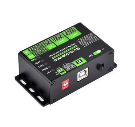 Waveshare Usb To Uarti2cspijtag Converter Supports Multiple Interfaces
