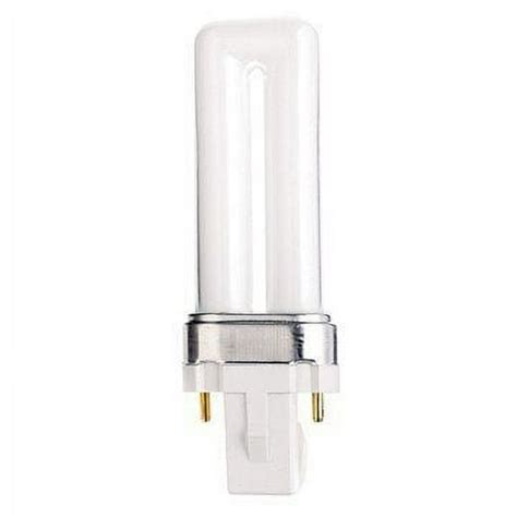 Pack Of 5 Satco S8310 2700k 13 Watt G23 Base T4 Twin 2 Pin Tube For Magnetic Ballasts Compact