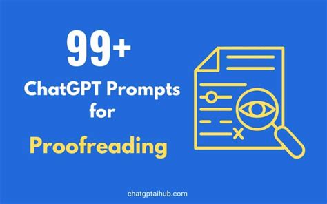 99 Useful ChatGPT Prompts For Proofreading To Upgrade Your Writing Proficiency Chat GPT AI Hub