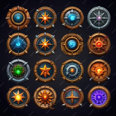 Premium Photo Map Compass Game Ai Generated Adventure Symbol Discovery Exploration Ui Rose Map