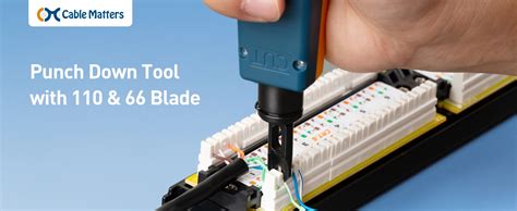 Modular Punch Down Tool With 110 And 66 Blades