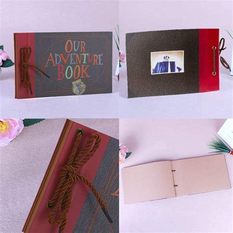 Pixar Movie Up Our Adventure Book Diy Scrapbook My Travel Memories