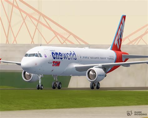 Airbus A320 200 Of Tam Airlines Oneworld Alliance Livery For Gta San