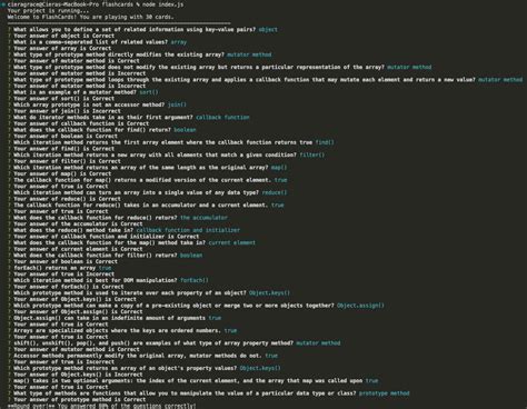 github cieragrace flashcards flashcards project