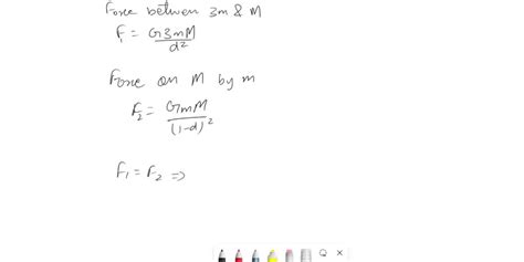 solved a particle of mass 3m is located 1 00 m from a particle of mass