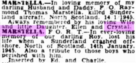 Flgoff Raymond Thomas Marstella W6009