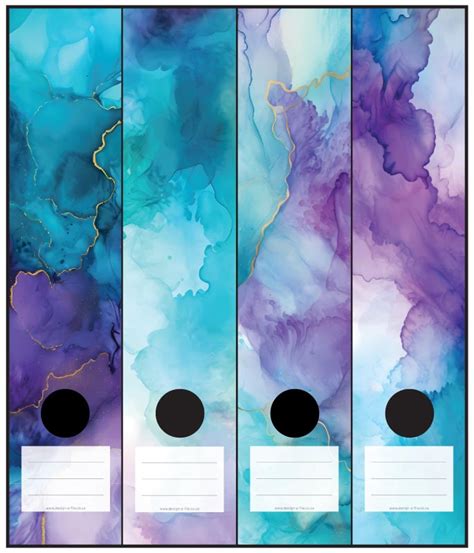 Ink File Labels Design A File