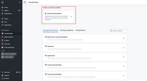 Foundry Rules • Deploy • Deploy Workflow • Palantir