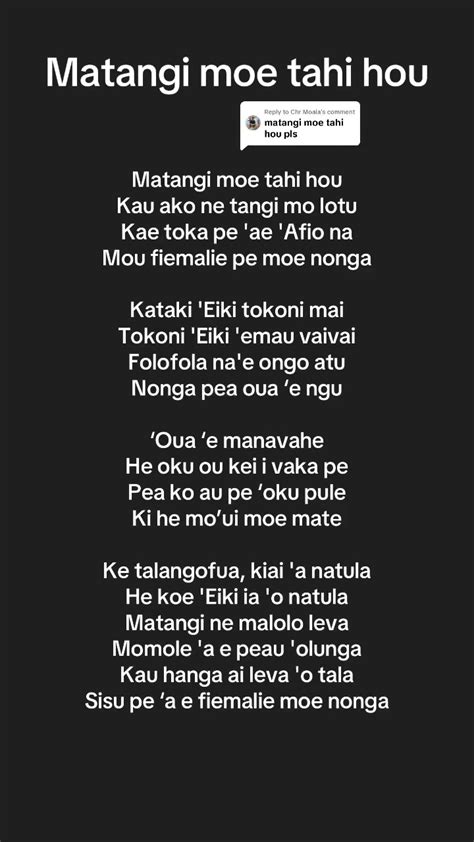 Replying To Chr Moala Matangi Mo E Tahi Hou Fungaonetaka Tonga T