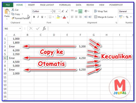 Skip Blank Excel Kecualikan Cell Kosong Untuk Copy Paste M Jurnal