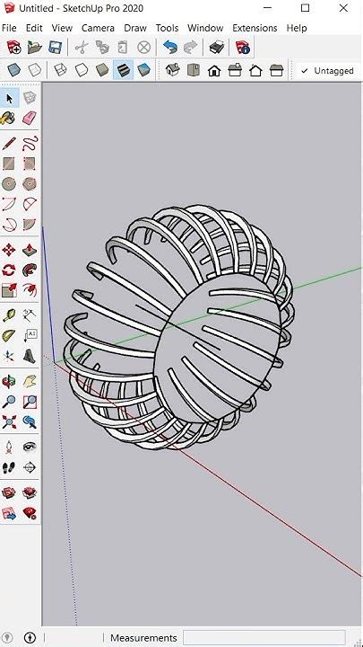 Multiple Copies With Rotate Sketchup Shorts Sketchup Sketchuptutorial Drawing Youtube