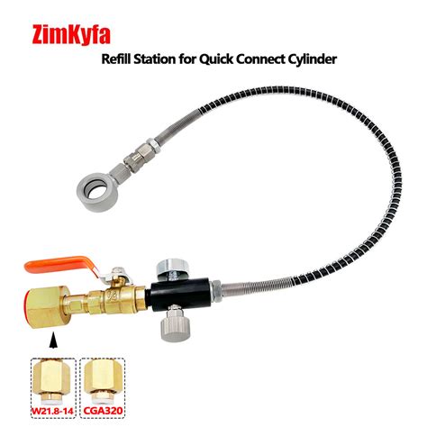 Co2 Tank Adapter For Sodastream Soda Water Co2 Cylinder Fill Station